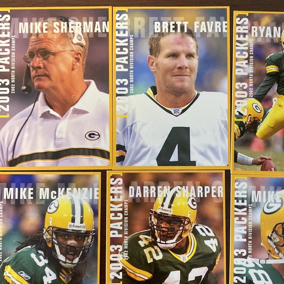 NFL | Accessories | 2 Mint 2003 Packers2002 North Division Champs Green ...